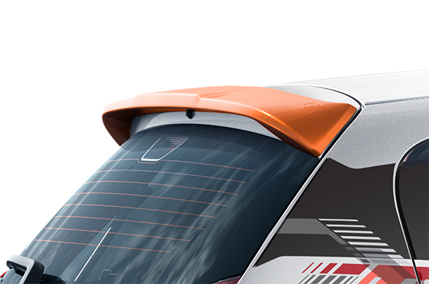 Rear Upper Spoiler (Paprika Orange) | New Celerio 990J0M81R07-120 ...