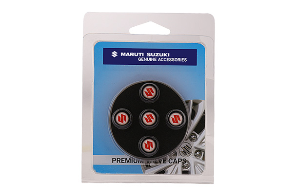 Valve Cap (Black) - 5 Pieces 990J0M999WO-210 - Maruti Suzuki Genuine ...