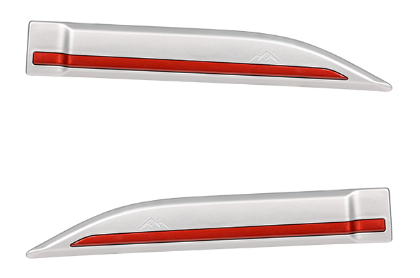 Body Side Moulding - Silver Finish with Red Insert | New Brezza (All ...