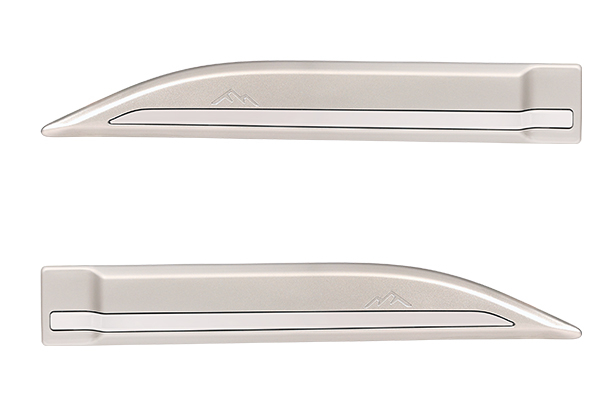 Body Side Moulding - Silver Finish with Chrome Insert | New Brezza (All ...
