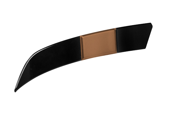 Rear Upper Spoiler Extender - Black + Brown | New Brezza (All Variants ...