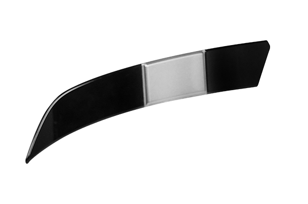 Rear Upper Spoiler Extender - Black + Silver | New Brezza (All Variants ...