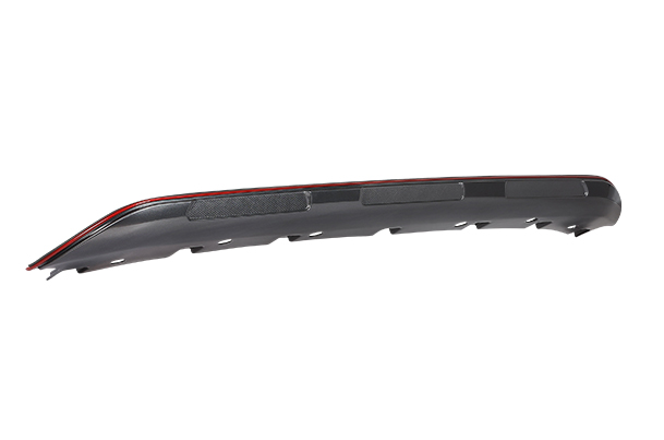Front Underbody Spoiler - Grey + Red | Fronx 990J0M74T07-100 - Maruti ...