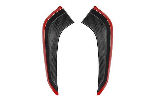 Rear Bumper Etch Garnish - Black + Red | Fronx 990J0M74T13-060 - Maruti ...