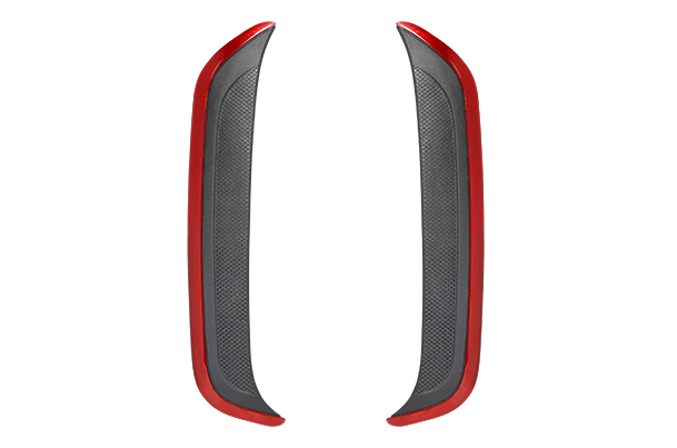 Rear Bumper Painted Garnish - Black + Red | Fronx 990J0M74T13-050 ...