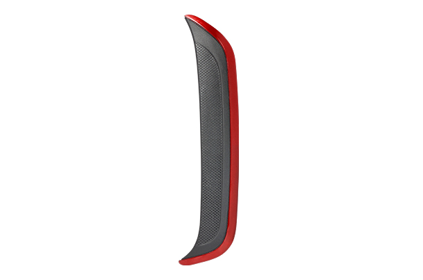 Rear Bumper Painted Garnish - Black + Red | Fronx 990J0M74T13-050 ...
